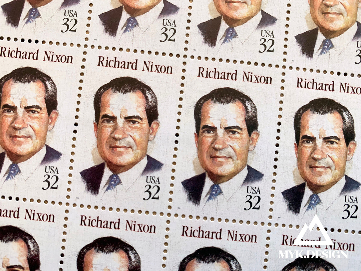 Richard Nixon U.S. Postage Stamps | Face Value 32 Cents | 1995 | Scott – MykDesignShop