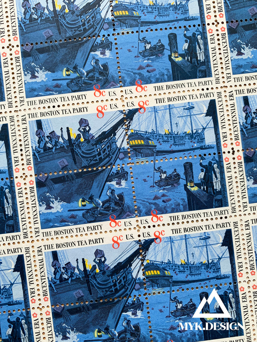 Boston Tea Party | U.S. Postage Stamps | Face Value 8 Cents | 1973 | S ...