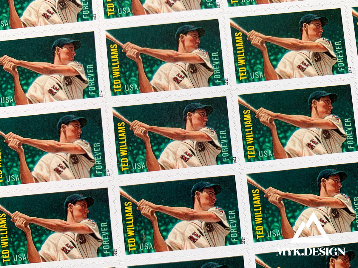 Ted Williams: Major League Baseball All-Stars | Sheet of 20 U.S. Posta ...