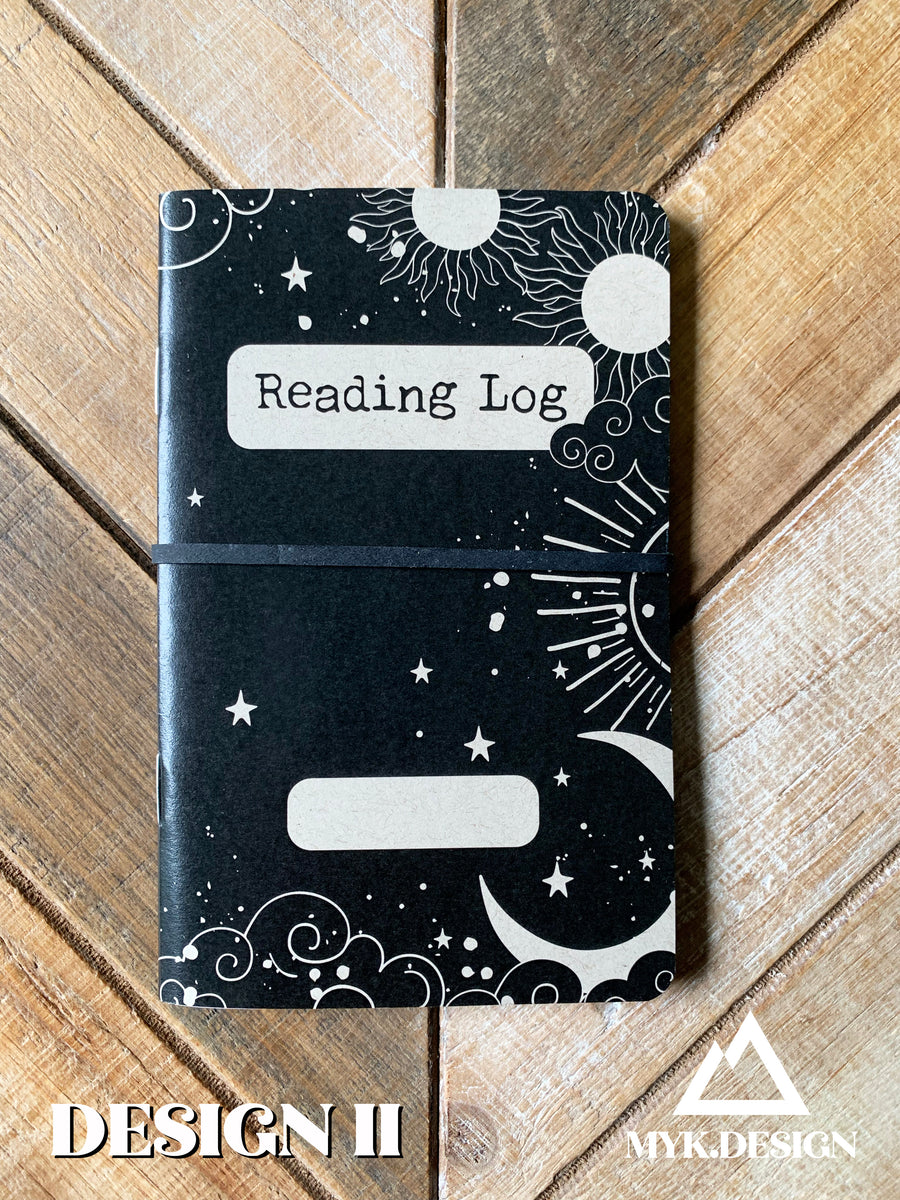 Reading Log Pocket-Sized Notebook: 110 Entries - Celestial Cover Desig ...