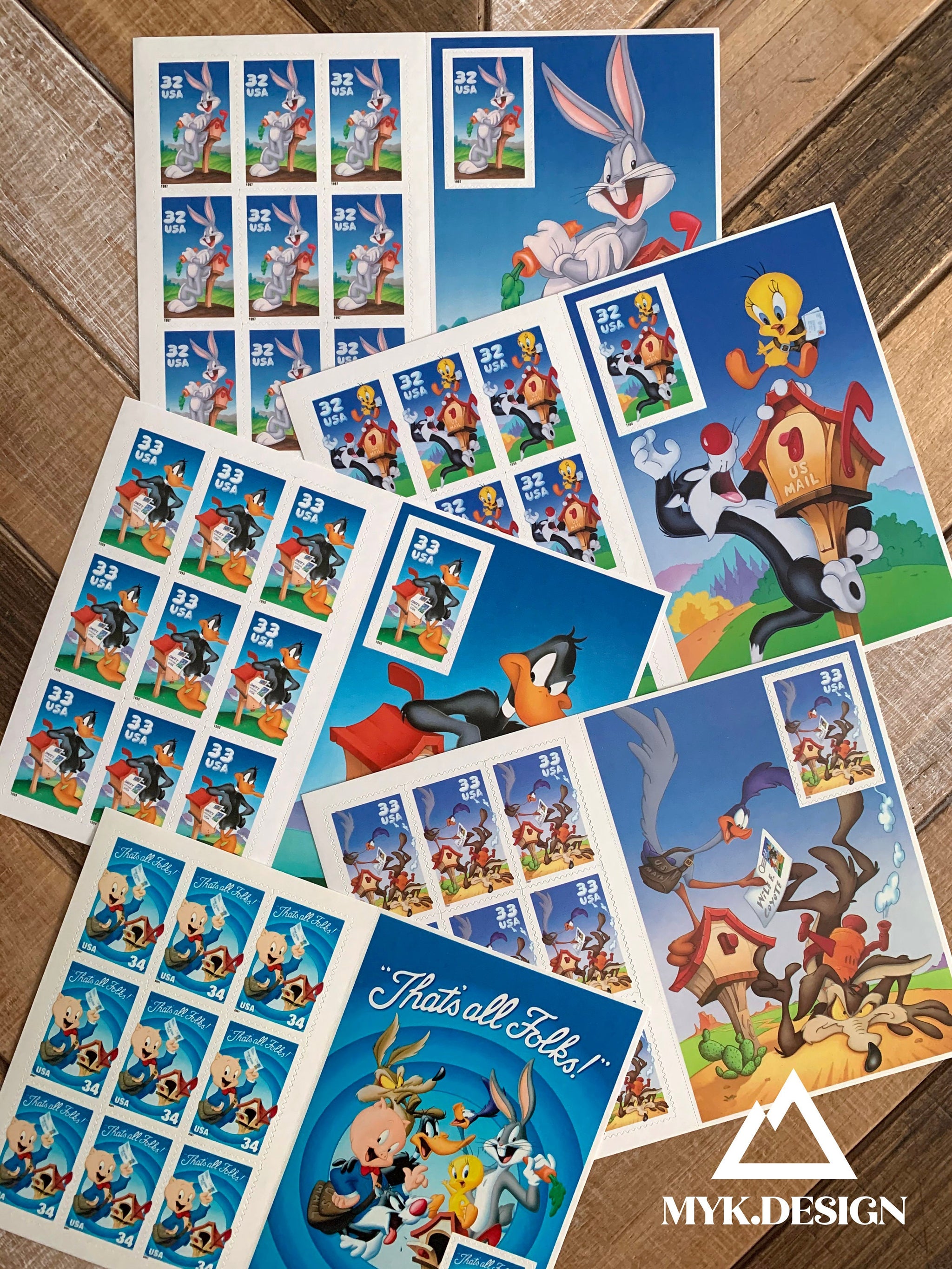 Looney Tunes Postage Stamps Looney Tunes