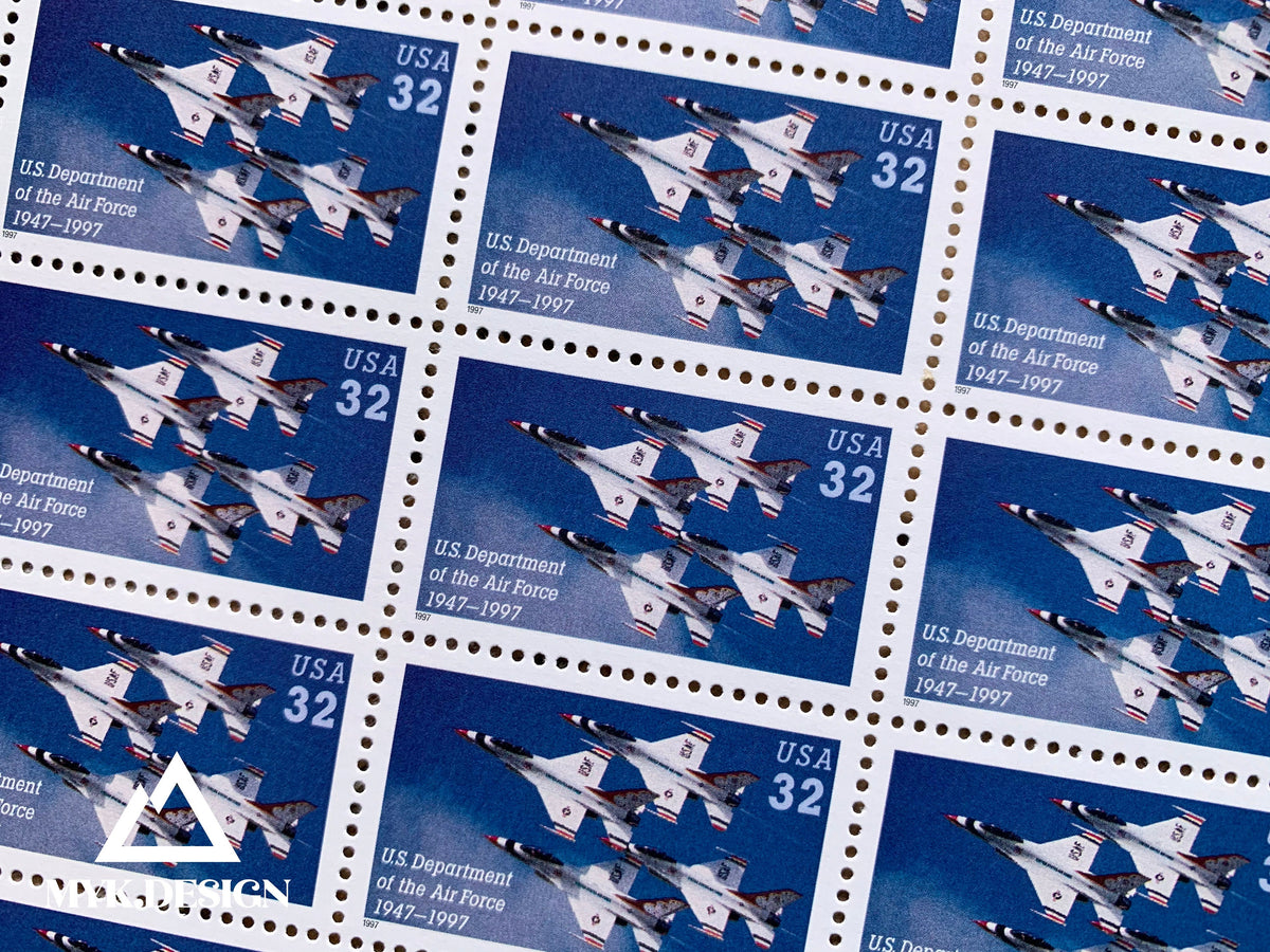 Air Force U.S. Postage Stamps | Face Value 32 Cents | 1997 | Scott 316 ...