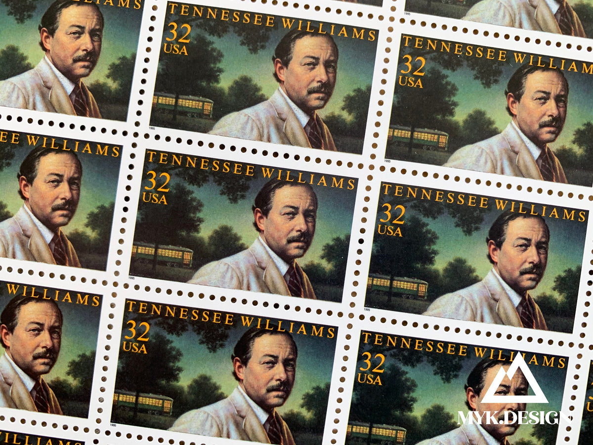 Tennessee Williams U.S. Postage Stamps | Face Value 32 Cents | 1995 ...