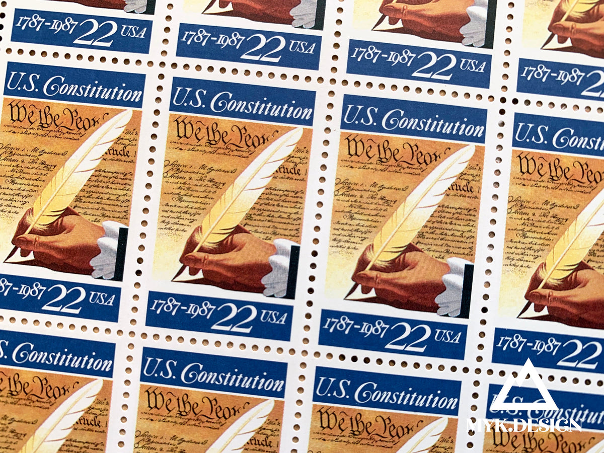 Signing the Constitution U.S. Postage Stamps | Face Value 22 Cents | 1 ...