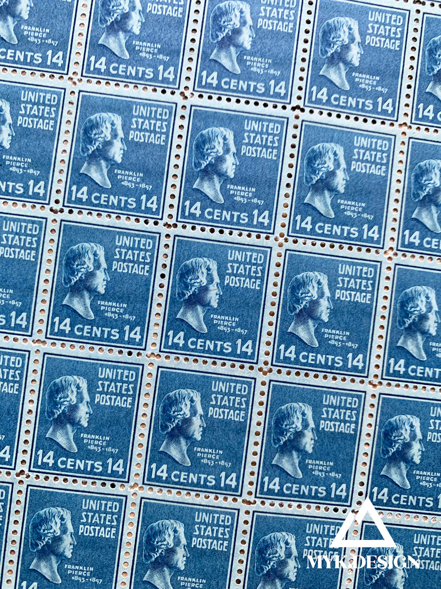 Presidential Series: Franklin Pierce U.S. Postage Stamps | Face Value ...